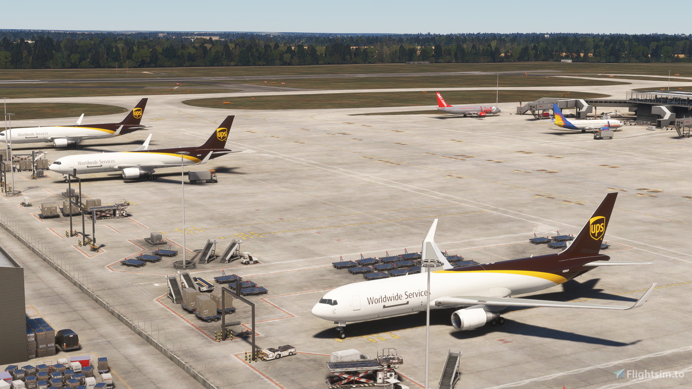 EGSS London Stansted - FSLTL Static Aircraft (Microsoft) for Microsoft ...