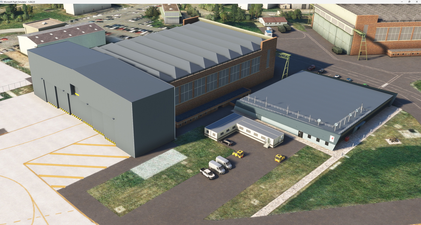 EGXW - RAF Waddington with LNAA base for Microsoft Flight Simulator | MSFS