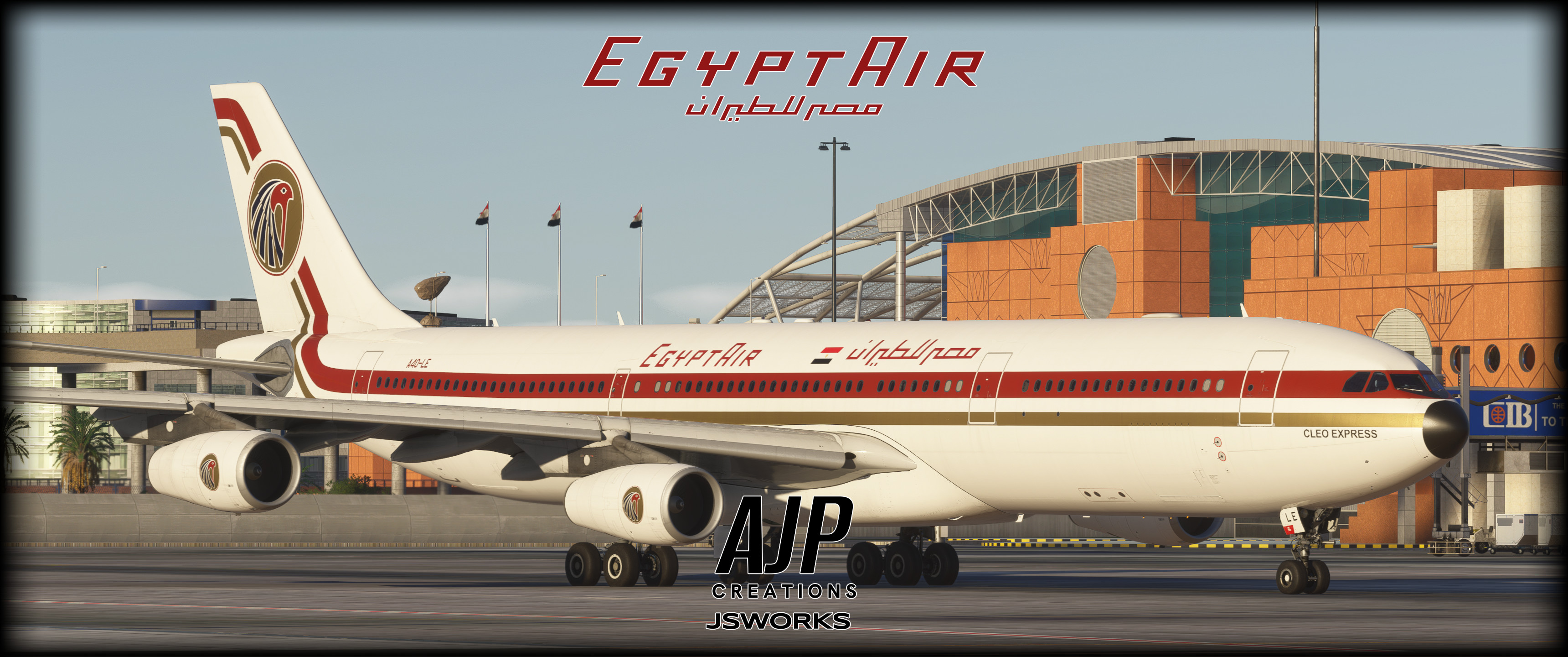Egyptair - Retro - A40-LE - Inibuilds A340-300 - MSFS Add-on - Flightsim.to