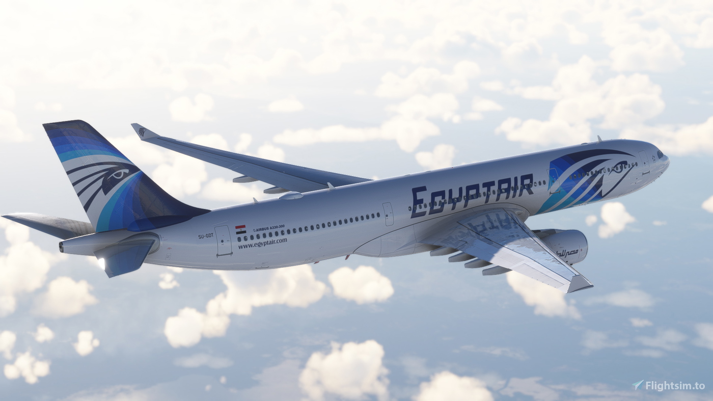Egyptair A330-300 SU-GDT Circa 2025 LatinVFR pro Microsoft Flight ...
