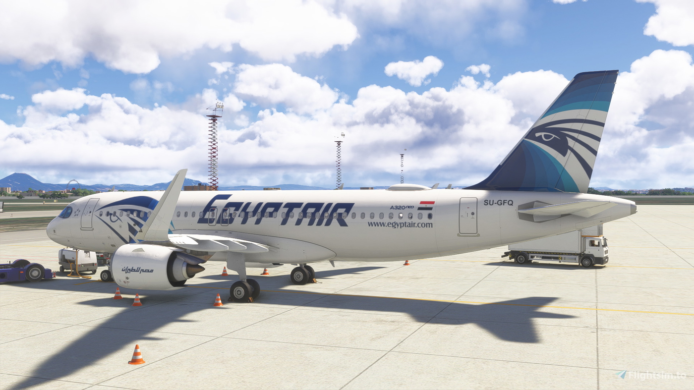 Egyptair SU-GFQ livery for Inibuilds A320NEO MSFS2024 (with cabin) til ...