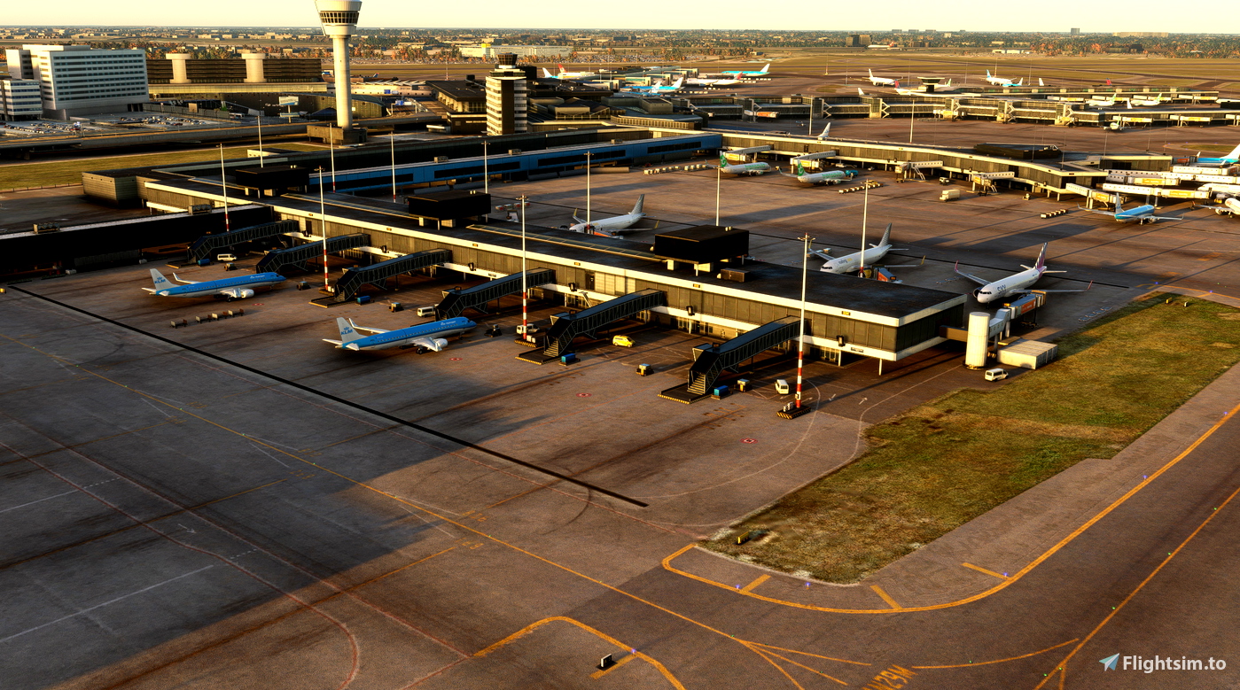 EHAM FSLTL Static Aircraft for Microsoft Flight Simulator | Feed