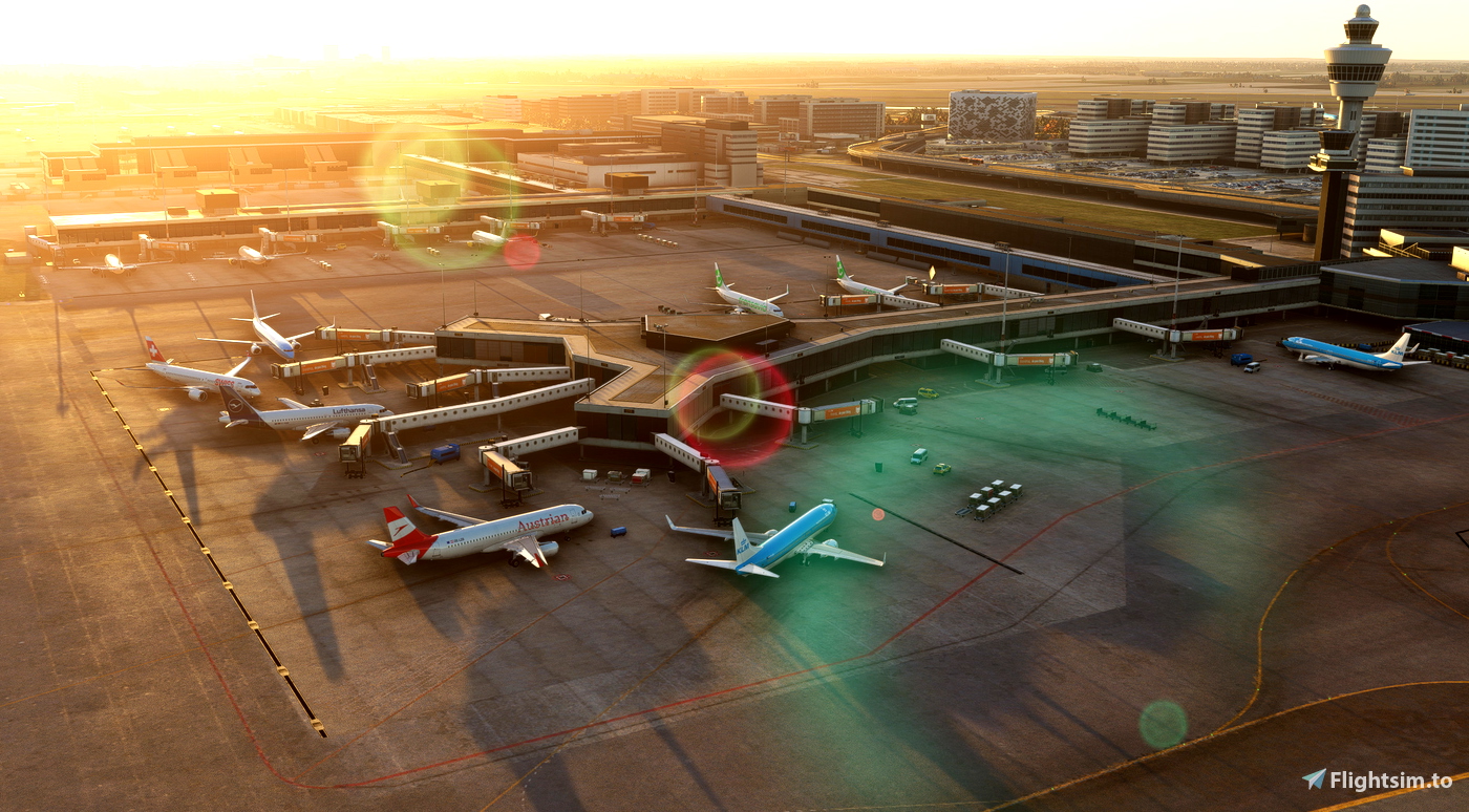 EHAM FSLTL Static Aircraft for Microsoft Flight Simulator | Feed
