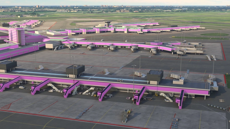 Airports Pink Textures Fix After SU16 のために Microsoft Flight Simulator ...