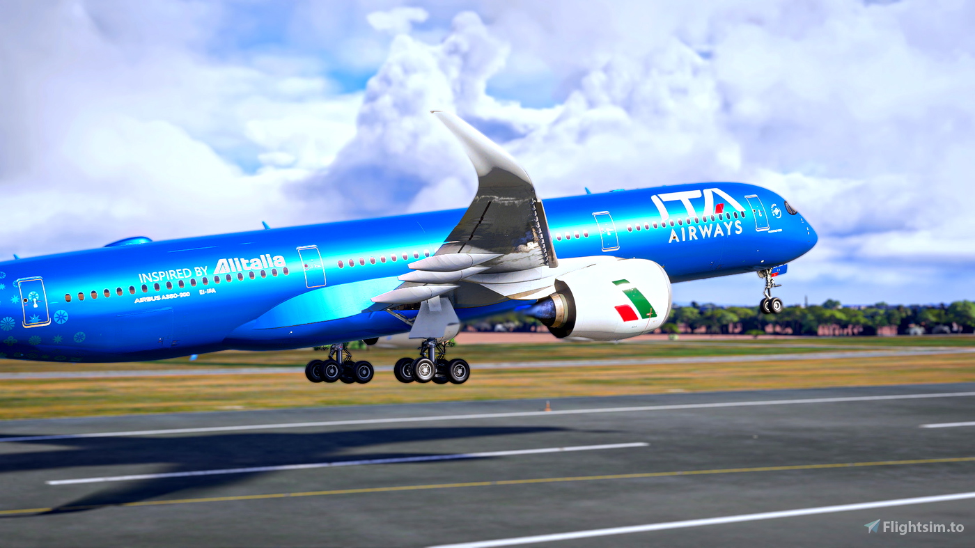 Threads - EI-IFA | Ita airways "Inspired by Alitalia" w/ Cabin |A350-900| 8K | MSFS 2024 | MSFS ...