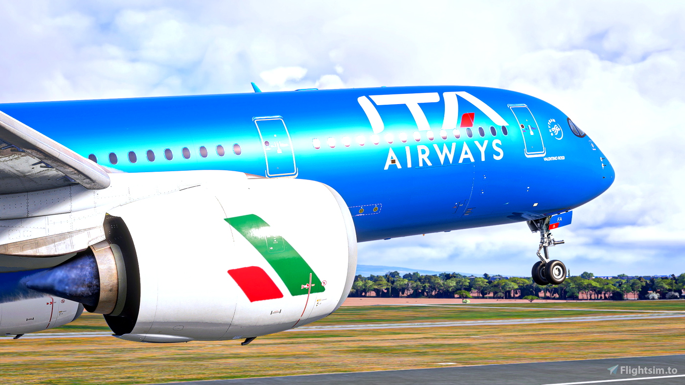 Threads - EI-IFA | Ita airways "Inspired by Alitalia" w/ Cabin |A350-900| 8K | MSFS 2024 | MSFS ...