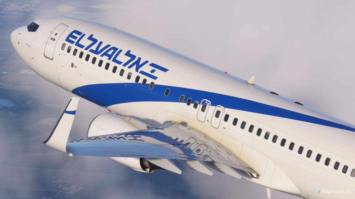 El Al Israel Airlines | 4X-EKL | PMDG 737-800 | 2025 for Microsoft ...