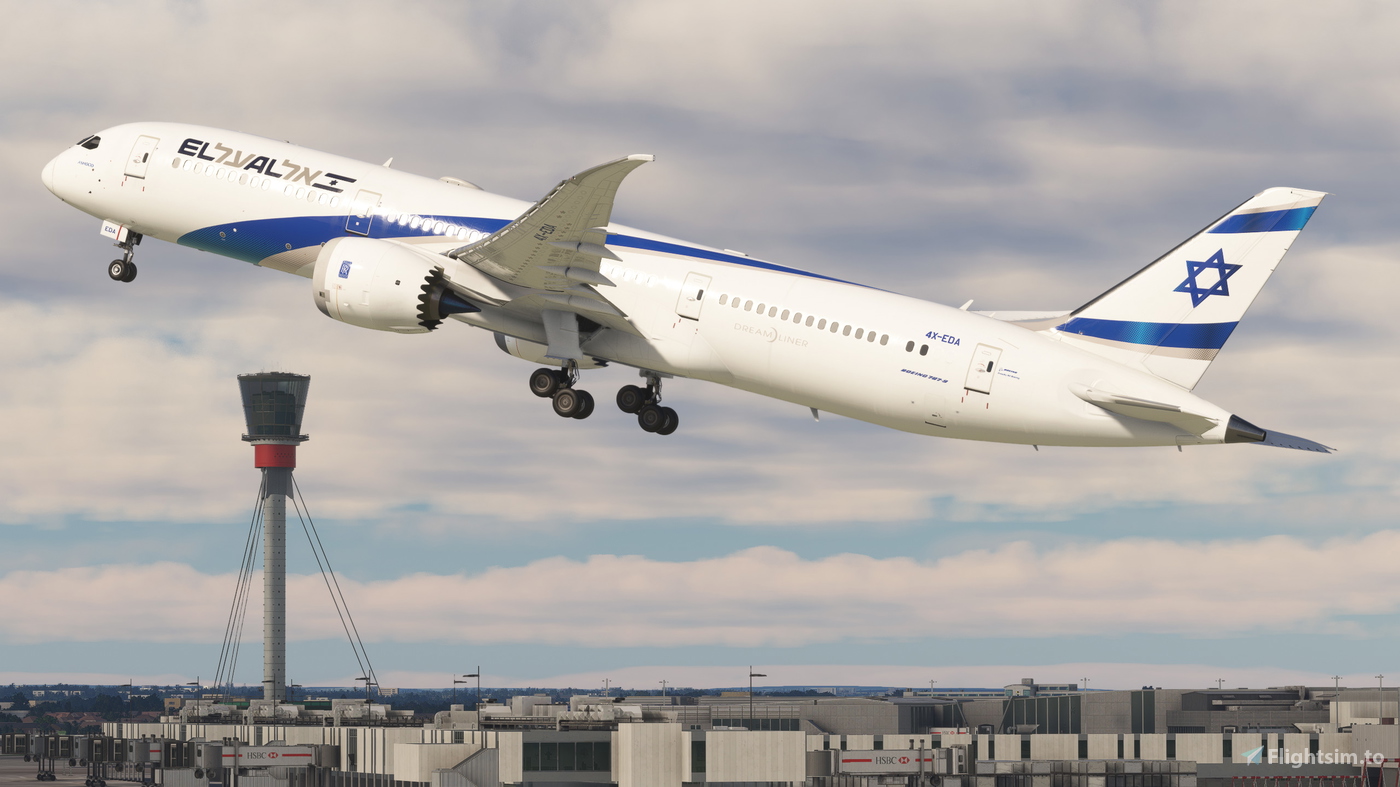 El Al Israel Airlines Mini Package | HS Boeing 787-9 for Microsoft ...