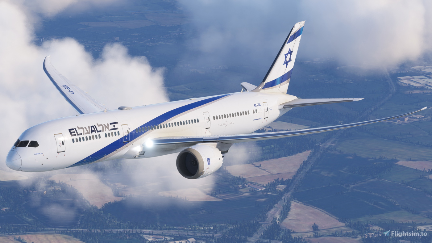 El Al Israel Airlines Mini Package | HS Boeing 787-9 for Microsoft ...