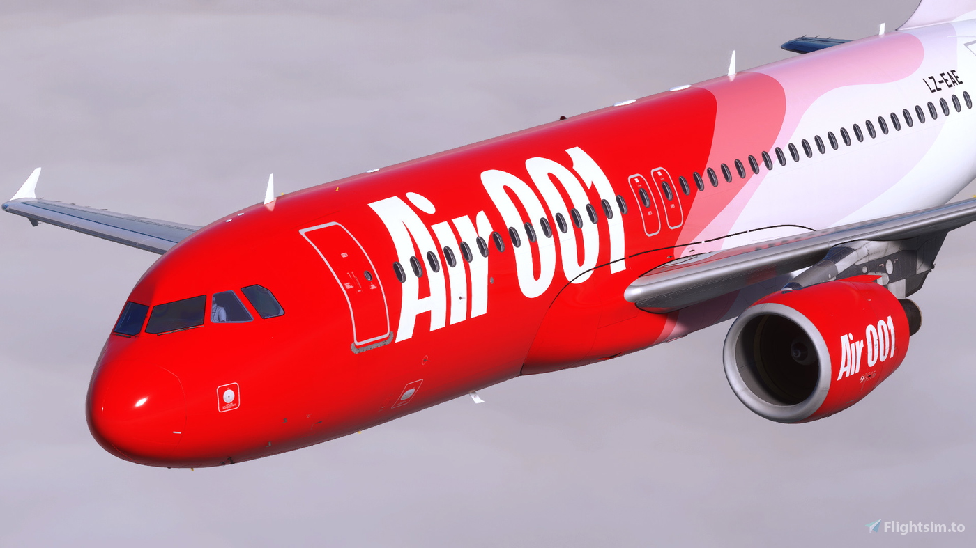 Air 001 (Electra Airways) [LZ-EAE] w/Cabin - Fenix A320 for Microsoft Flight Simulator | MSFS