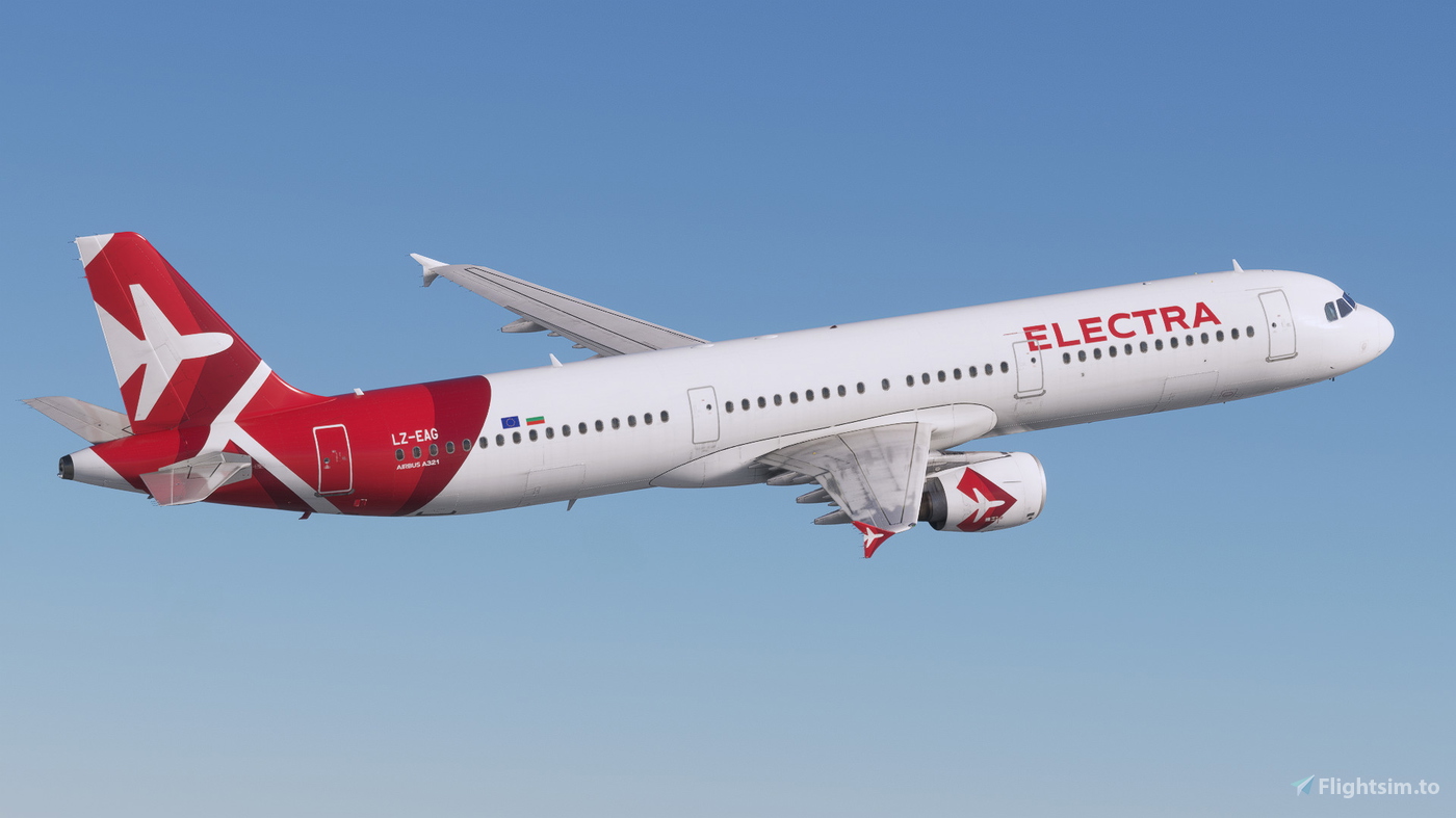Electra Airways (LZ-EAG) - Fenixsim A321 CFM for Microsoft Flight ...