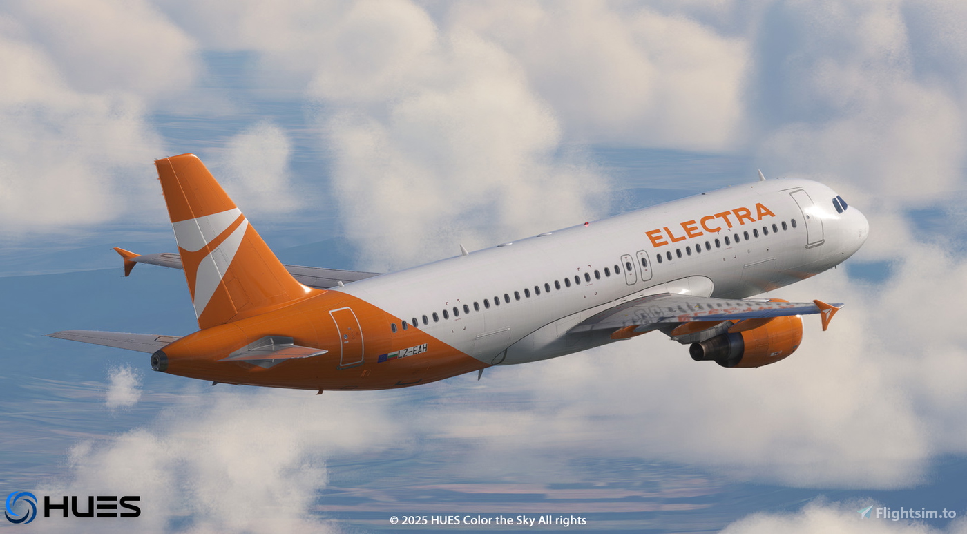 Electra Airways LZ-EAH | Fenix A320 [4K] pour Microsoft Flight Simulator | MSFS