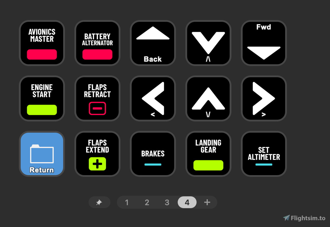 Elgato Stream Deck Profile MSFS 2024 for standard 15 keys voor Microsoft Flight Simulator | MSFS