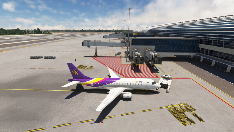 Embraer E170 Thai Airways HS-ILB (fictional) for Microsoft Flight ...
