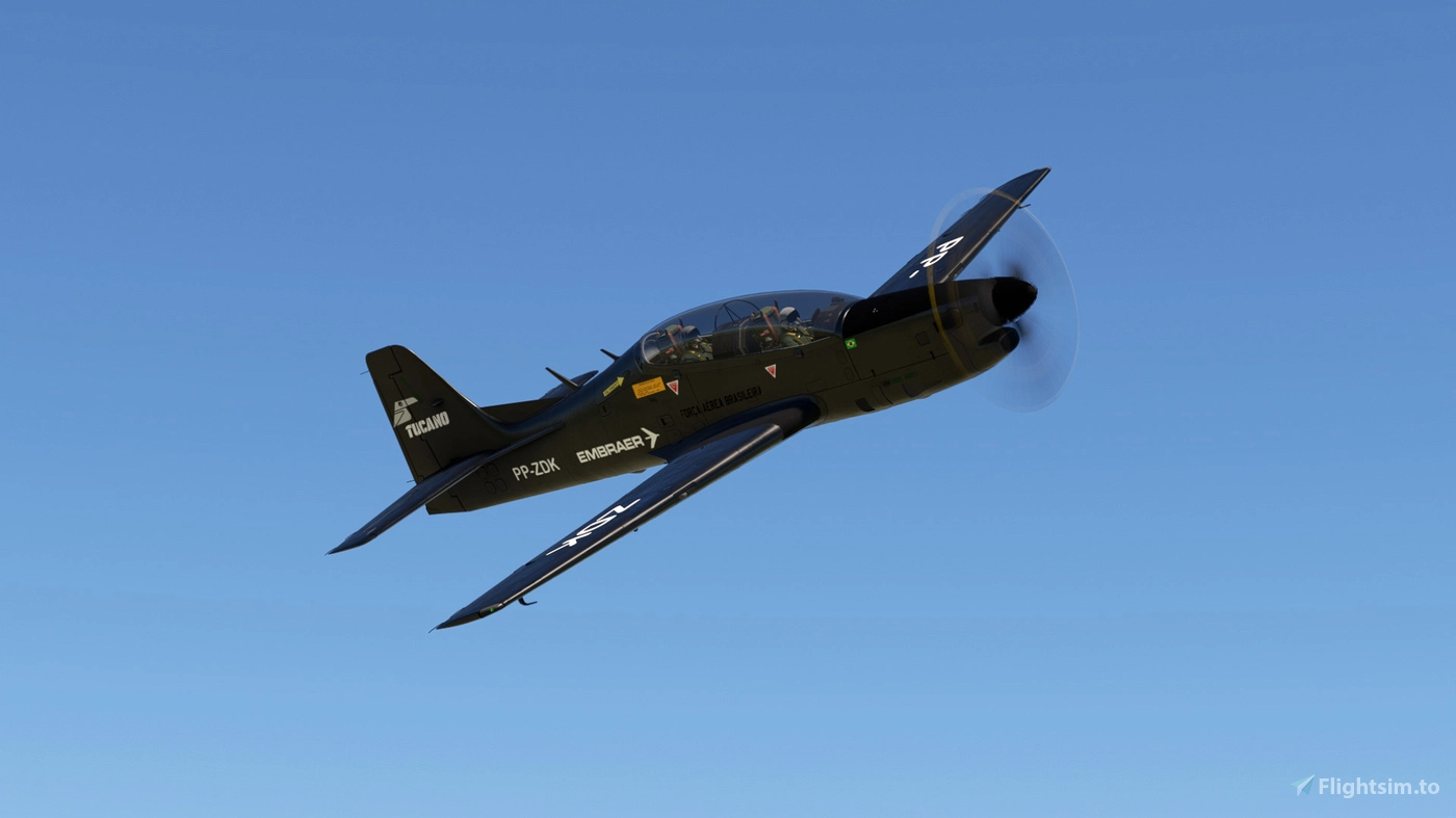 Embraer EMB-312 Experimental (4K) for Microsoft Flight Simulator | MSFS