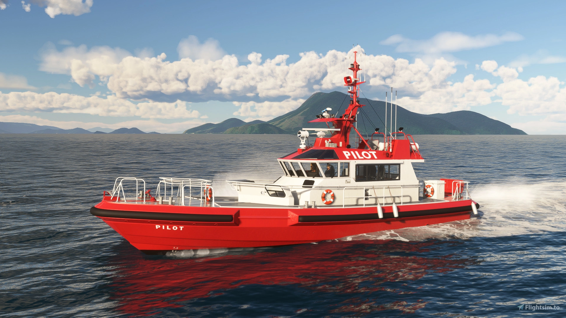 Marine RM - Emergency Support Boat for Microsoft Flight Simulator | MSFS