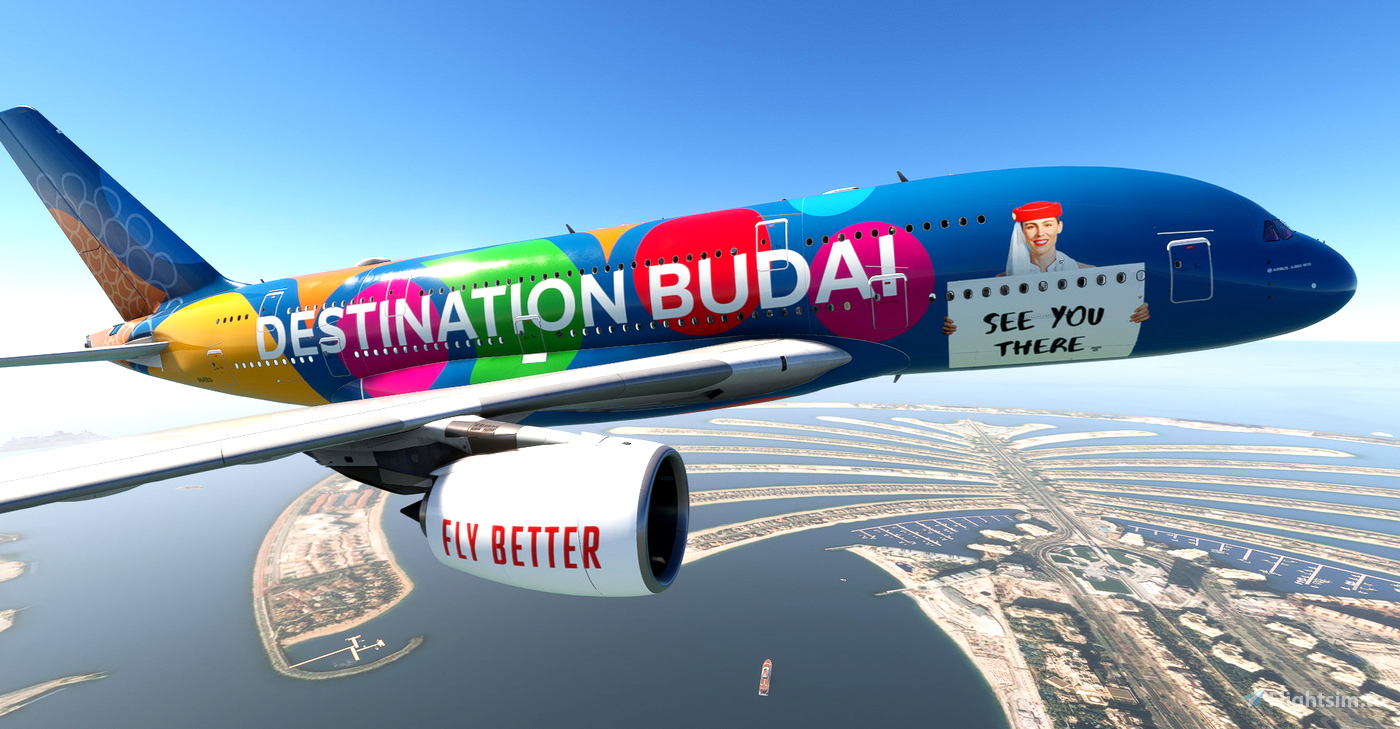 Threads - Emirates - Fly Better - A6-EEU 对于 Microsoft Flight Simulator ...
