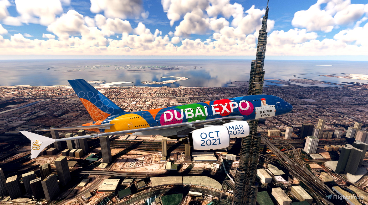 Threads - Emirates A6-EEU - Expo DUBAI for Microsoft Flight Simulator ...