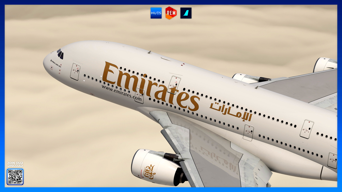 Threads - Emirates A6-EUN | FBW A380 | 8K & 4K for Microsoft Flight ...