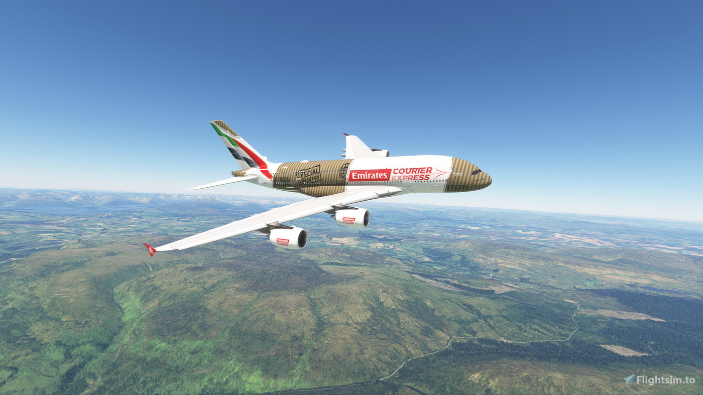 Emirates 'Courier Express' (A6-EET) - FBW A380 [DEVELOPMENT] for ...