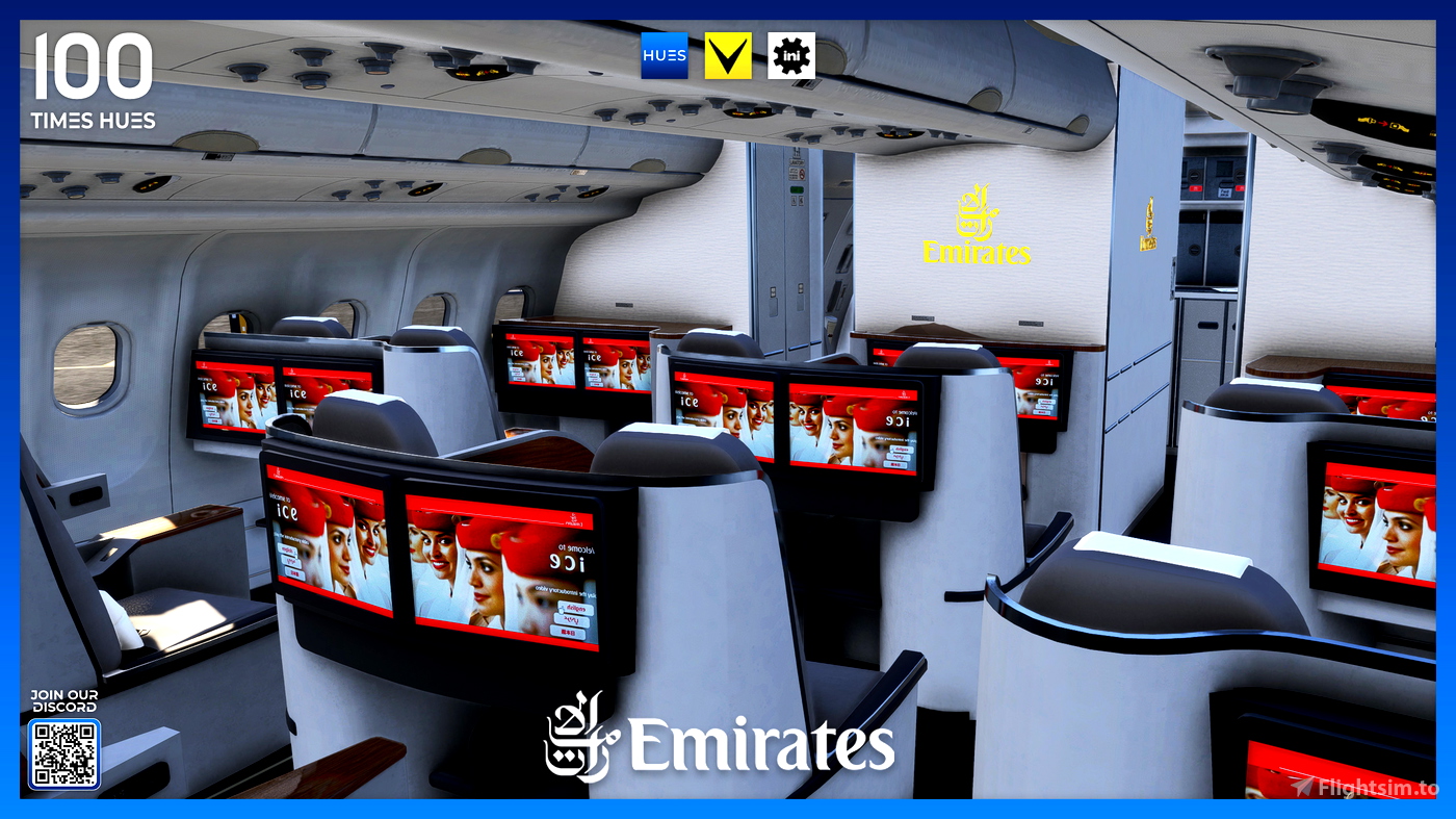Emirates Pack w/3D Cabin | A330-200 inibuilds/microsoft [8K] for ...