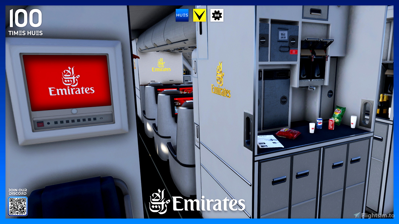 Emirates Pack w/3D Cabin | A330-200 inibuilds/microsoft [8K] for ...