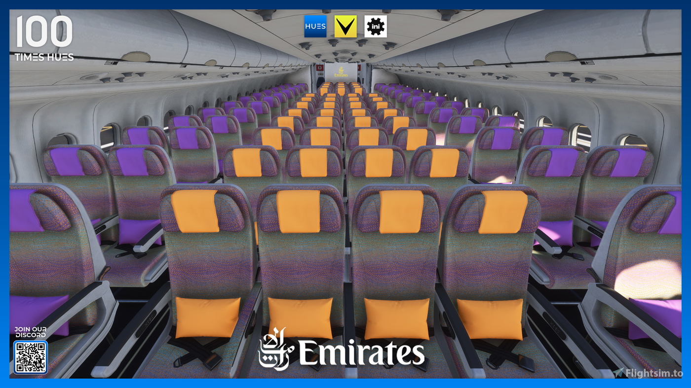 Emirates Pack w/3D Cabin | A330-200 inibuilds/microsoft [8K] のために ...