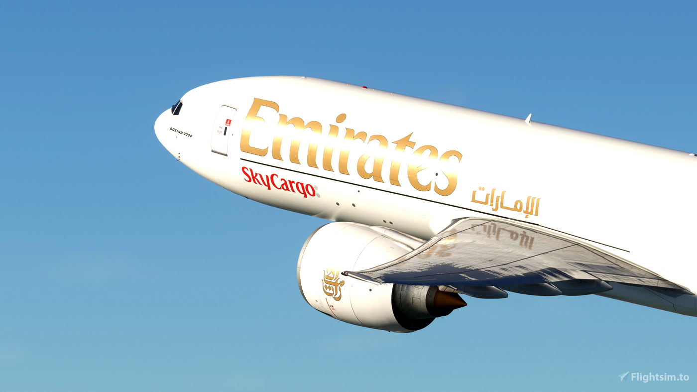 Emirates Skycargo [Modern A6-EFW] PMDG B777F for Microsoft Flight ...