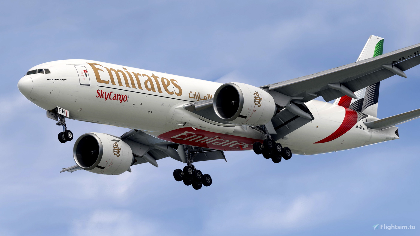 Emirates Skycargo [Modern A6-EFW] PMDG B777F for Microsoft Flight ...