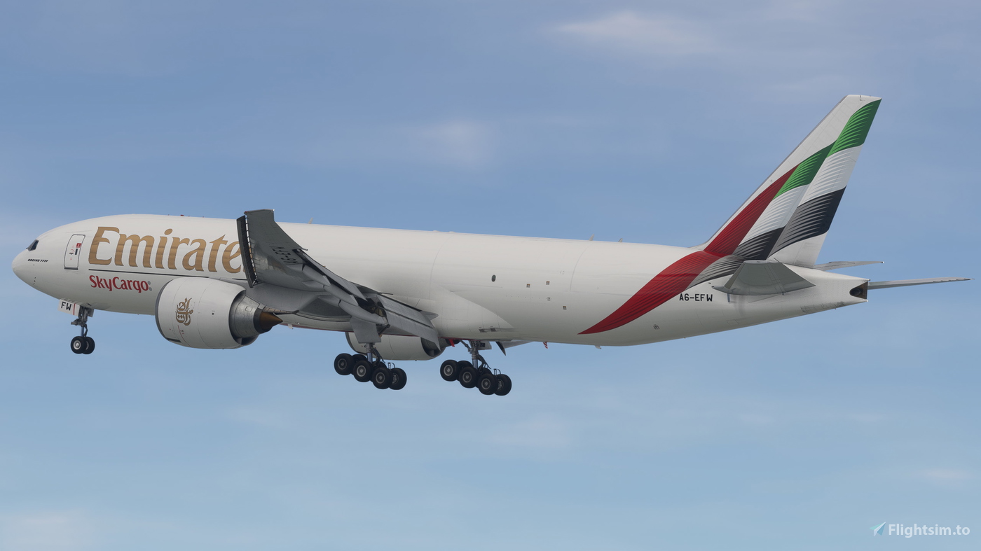 Emirates Skycargo [Modern A6-EFW] PMDG B777F for Microsoft Flight ...