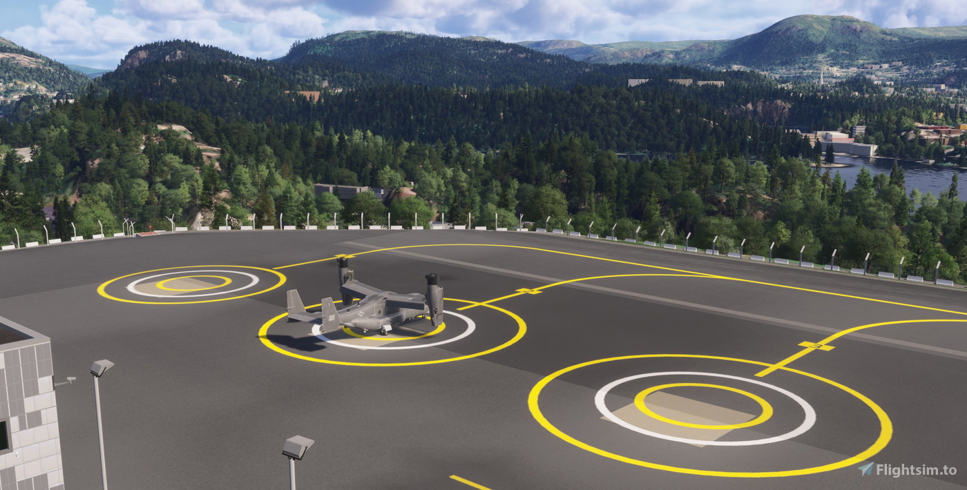 ENBH - Haakonsvern, Royal Norwegian navy heliport for Microsoft Flight ...