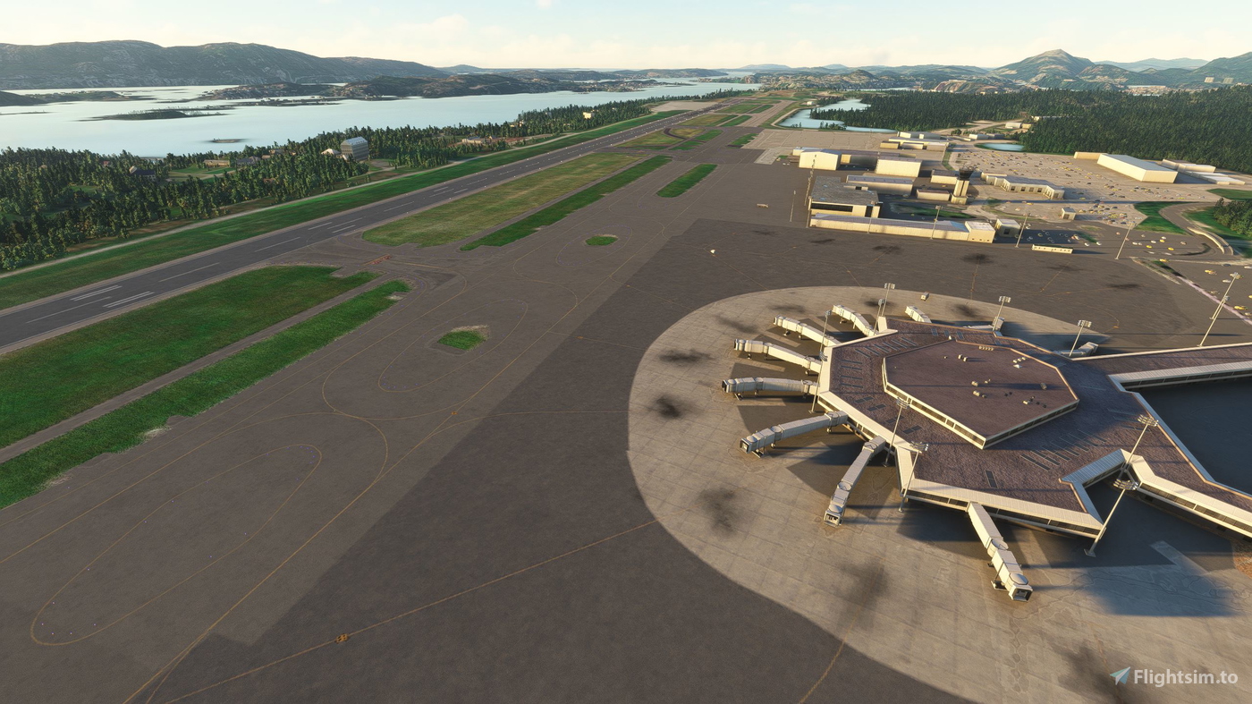 ENBR Bergen airport. Enhanced for Fshud & beyondatc for Microsoft ...
