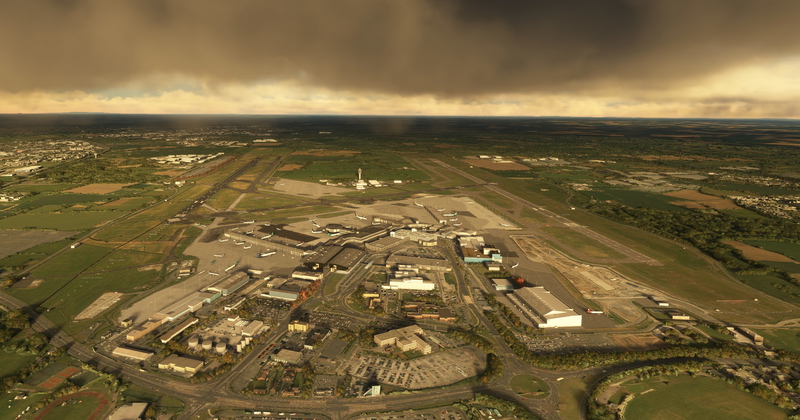 Enhanced Dublin Airport EIDW (including new runway) for Microsoft ...