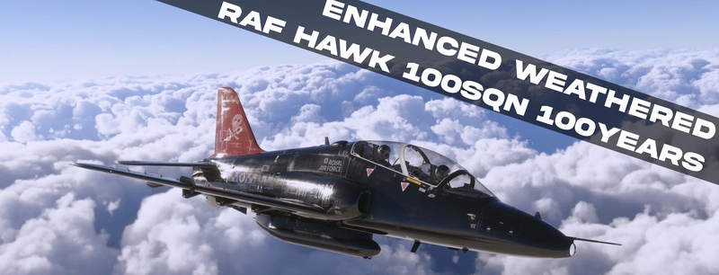ENHANCED WEATHERED - HAWK 100Sqn 100 Year 对于 Microsoft Flight Simulator ...