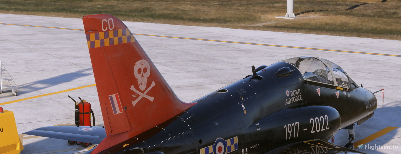 ENHANCED WEATHERED - HAWK 100Sqn 100 Year for Microsoft Flight ...