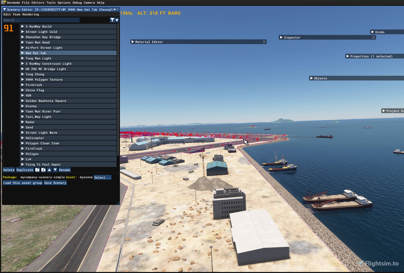 Enhanced WF Hong Kong Airport VHHH And Samscene3d Hong Kong ground ...