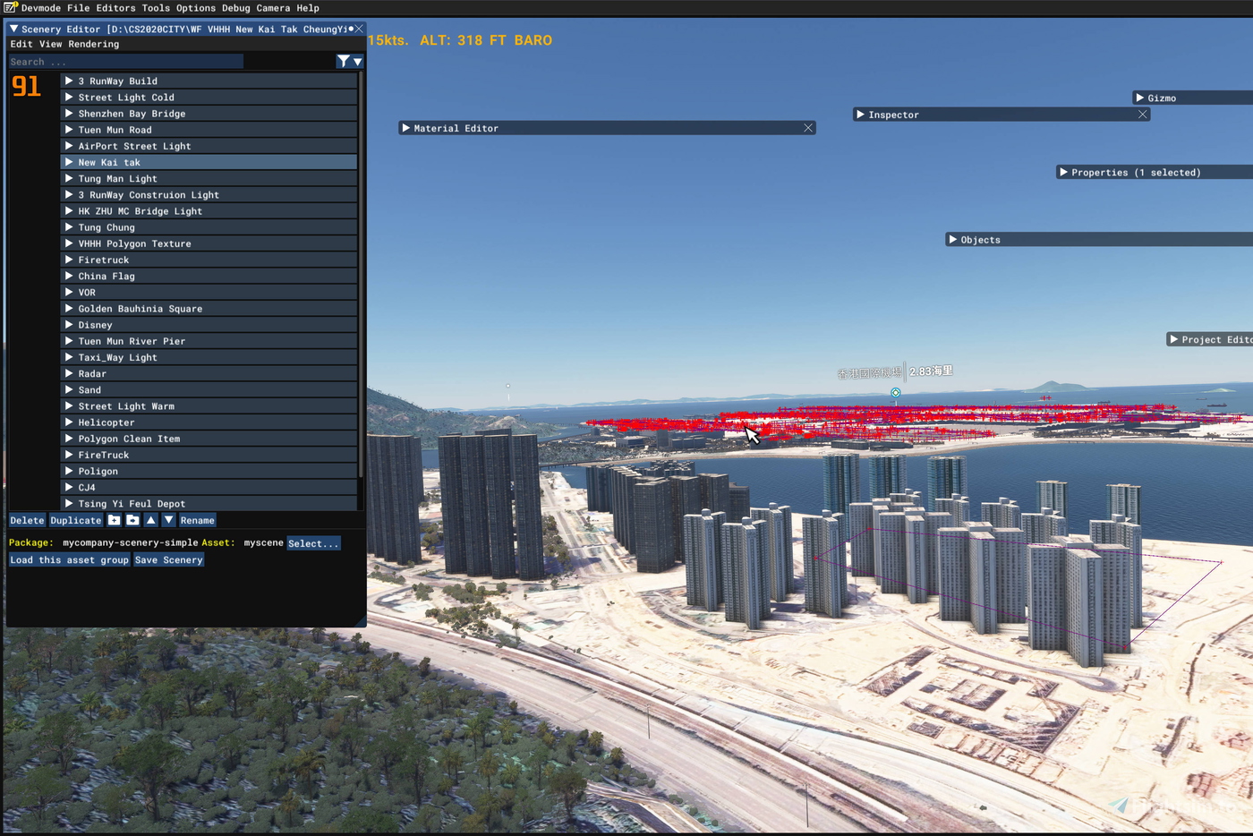 Enhanced WF Hong Kong Airport VHHH And Samscene3d Hong Kong ground ...