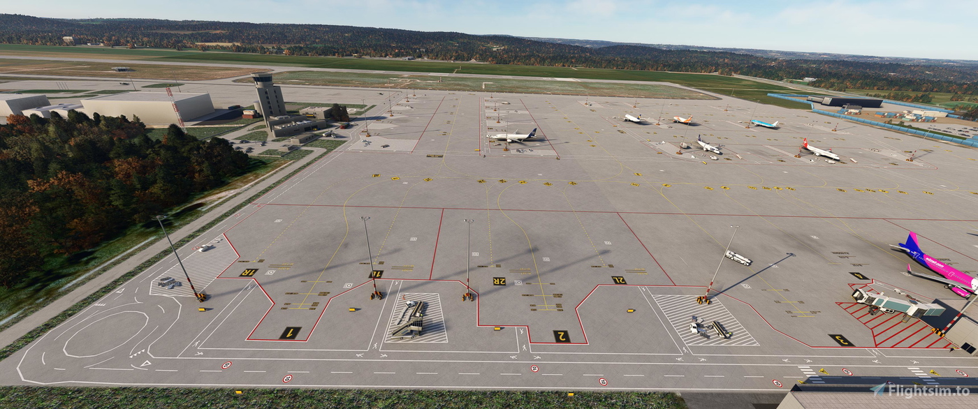EPKK Kraków - Balice (VATSIM 2024) for Microsoft Flight Simulator | MSFS