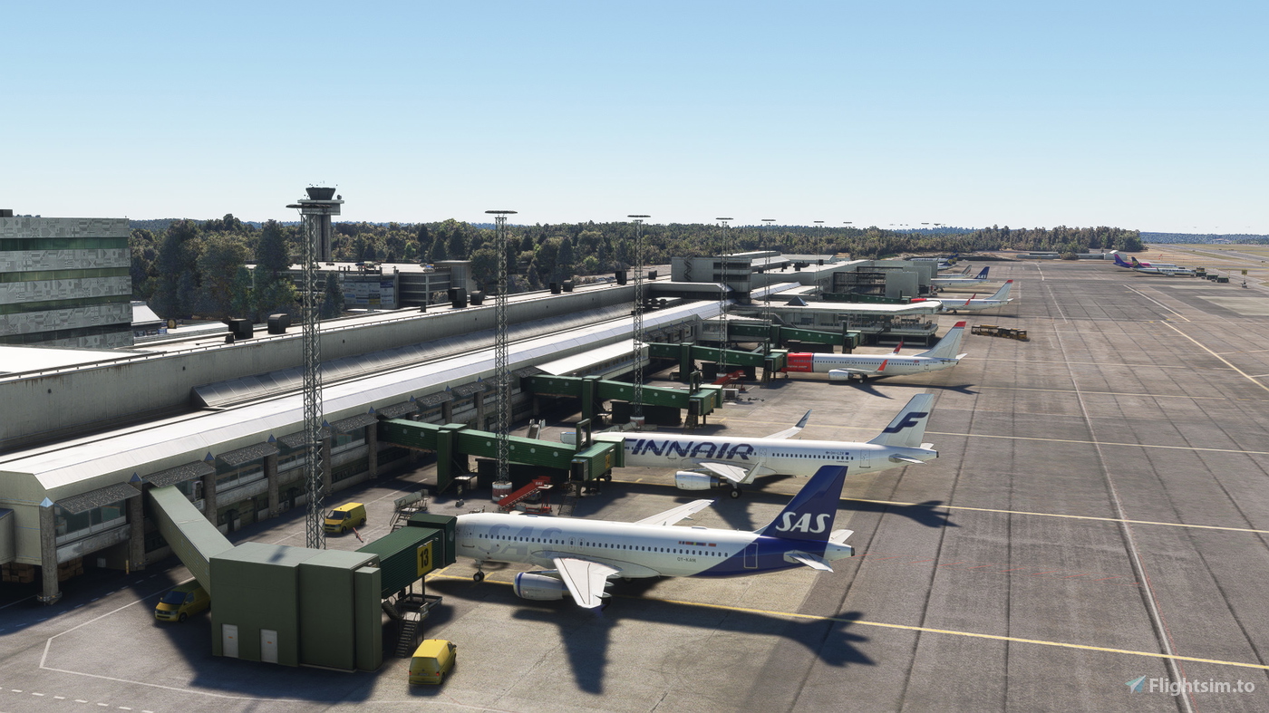 ESGG Gothenburg - FSLTL Static Aircraft (Orbx) for Microsoft Flight ...