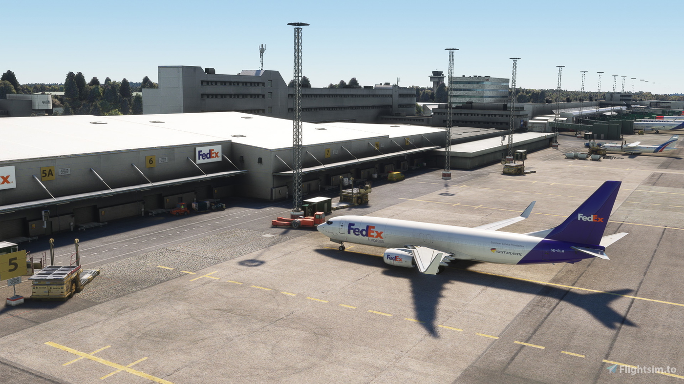 ESGG Gothenburg - FSLTL Static Aircraft (Orbx) for Microsoft Flight Simulator | MSFS