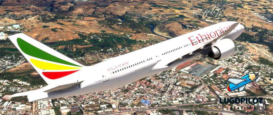 Ethiopian Airlines ET-ANP (High-Fidelity) | PMDG 777-200LR 对于 Microsoft ...