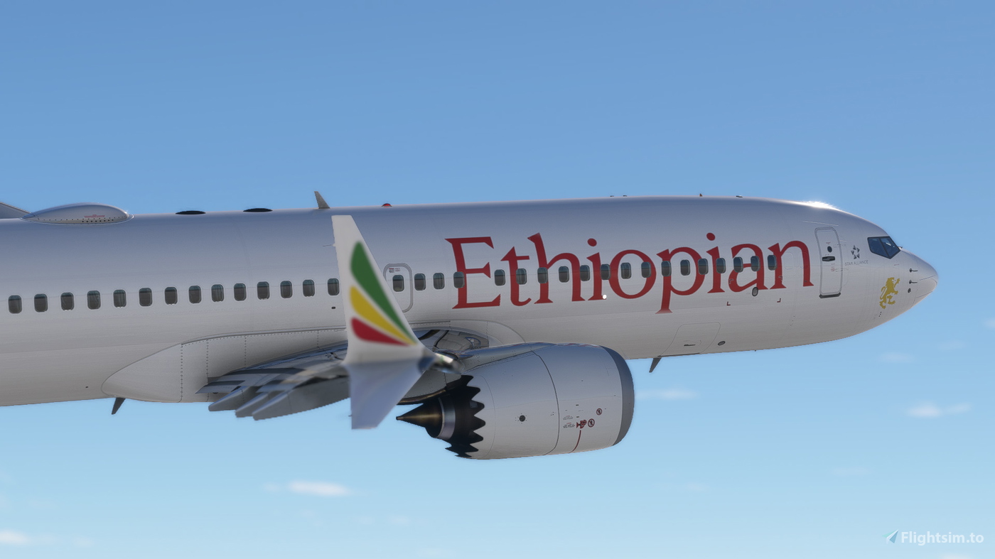 Ethiopian Airlines [ET-AZO] w/ Cabin | iFly B737 MAX 8 for Microsoft Flight Simulator | MSFS