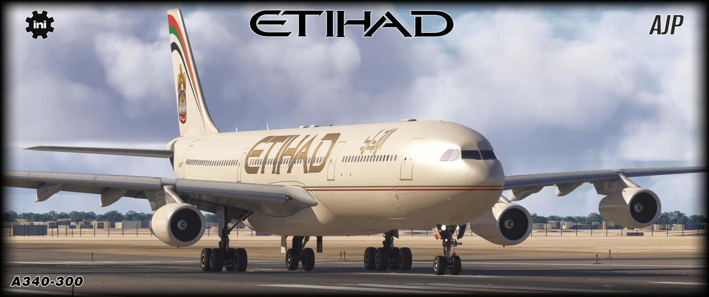 Etihad - A6-EYC - Inibuilds A340-300 за Microsoft Flight Simulator | MSFS