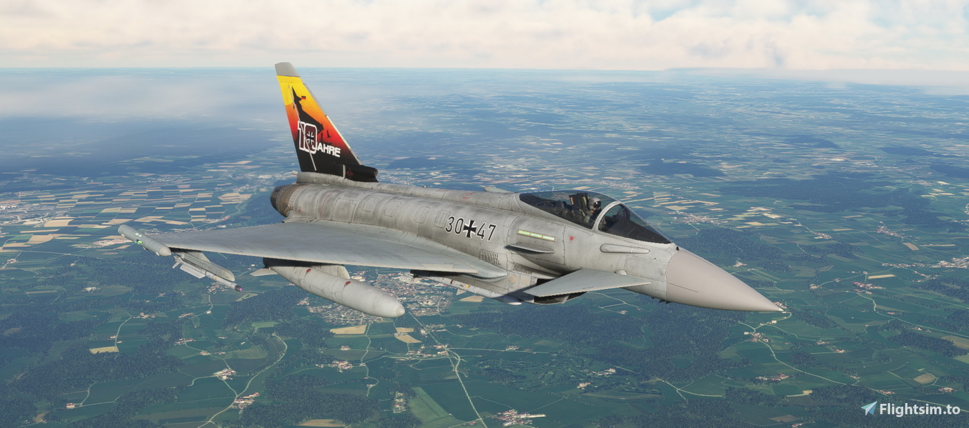 Eurofighter EFA-2000 Typhoon Luftwaffe 30+47 "10 years service" для ...