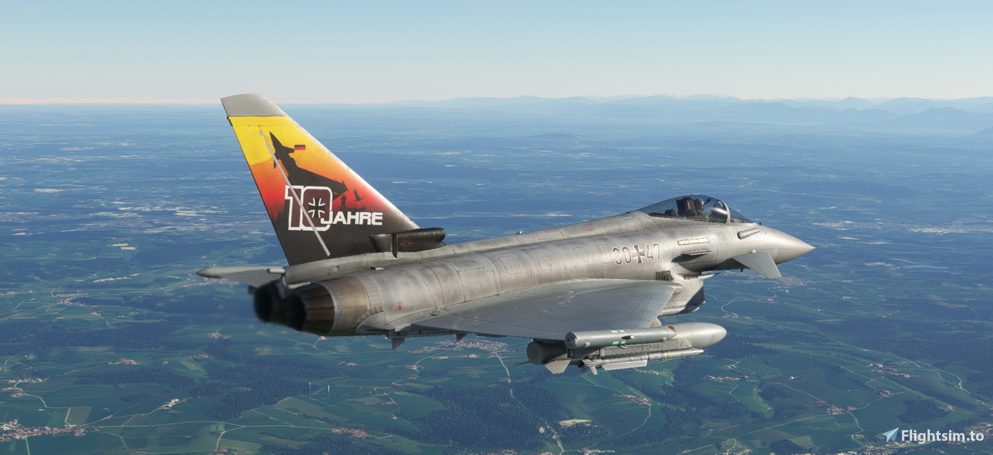 Eurofighter EFA-2000 Typhoon Luftwaffe 30+47 "10 years service" для ...