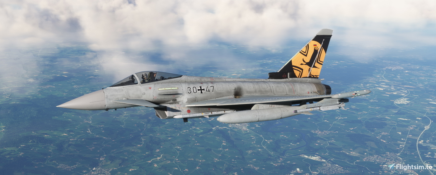 Eurofighter EFA-2000 Typhoon Luftwaffe 30+47 "10 years service" для ...
