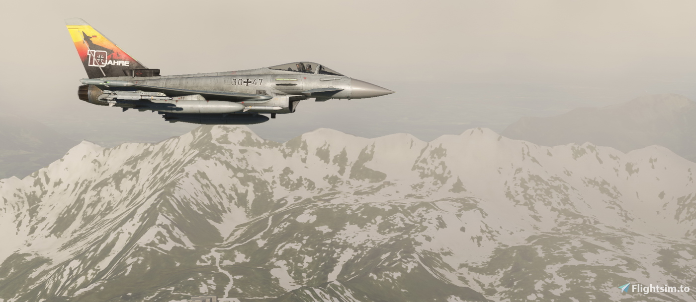 Eurofighter EFA-2000 Typhoon Luftwaffe 30+47 "10 years service" для ...