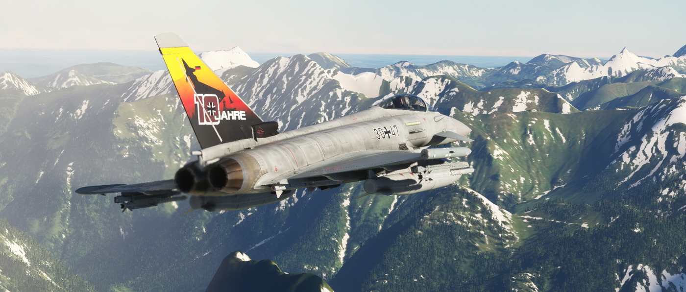 Eurofighter EFA-2000 Typhoon Luftwaffe 30+47 "10 years service" для ...