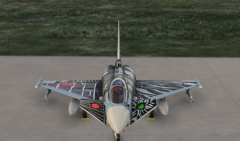 Eurofighter Typhoon Cyborg Tiger for Microsoft Flight Simulator | MSFS