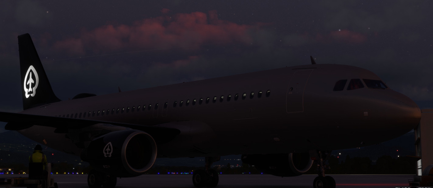 European Virtual Airlines FENIX A320 Full Black Interior for Microsoft ...
